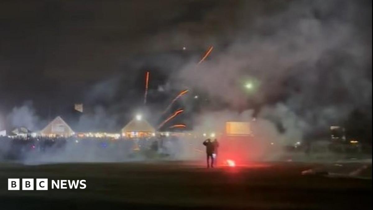 Doncaster firework display stopped after reports children injured - BBC ...