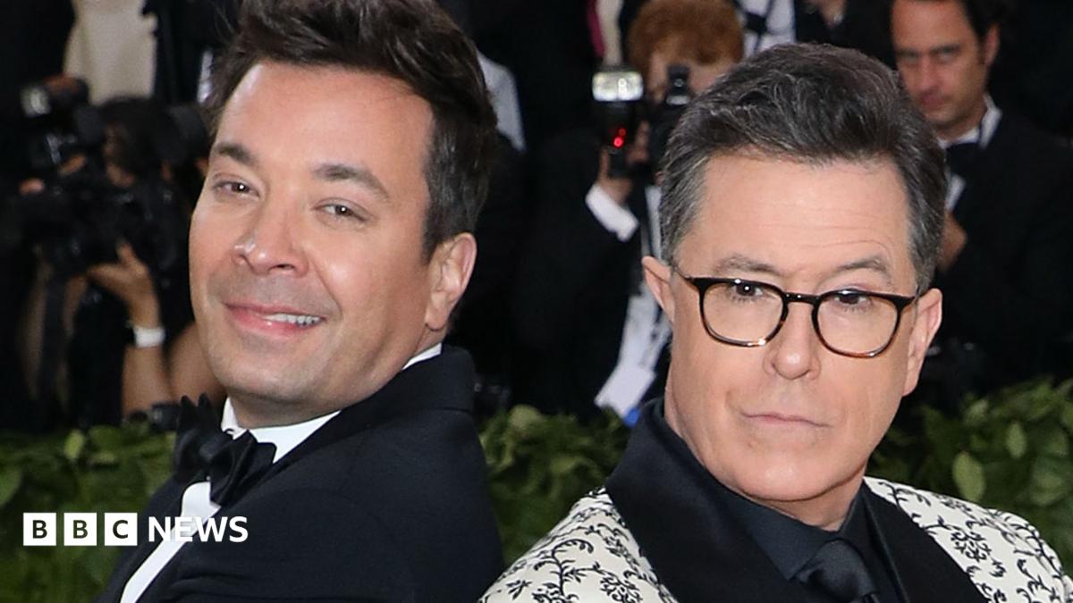 Jimmy Fallon among US talk show hosts supporting striking writers - BBC ...