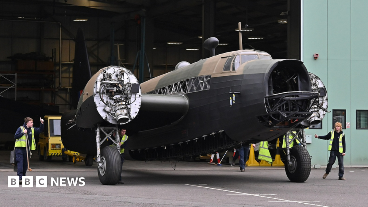 Wellington bomber going on display after 10-year restoration - BBC News