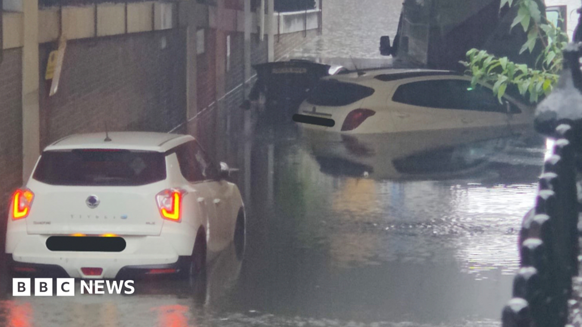 Flash floods: Parts of London receive a month of rain in one day - BBC News
