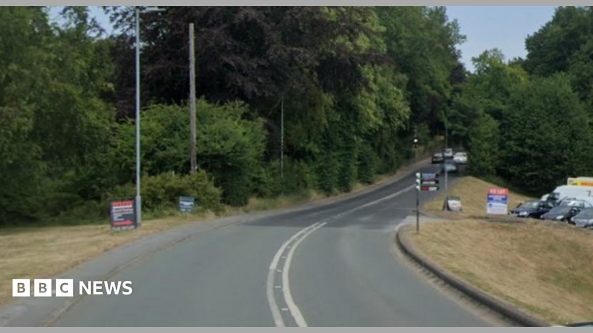 Wrexham: Motorcyclist airlifted to hospital after crash - BBC News
