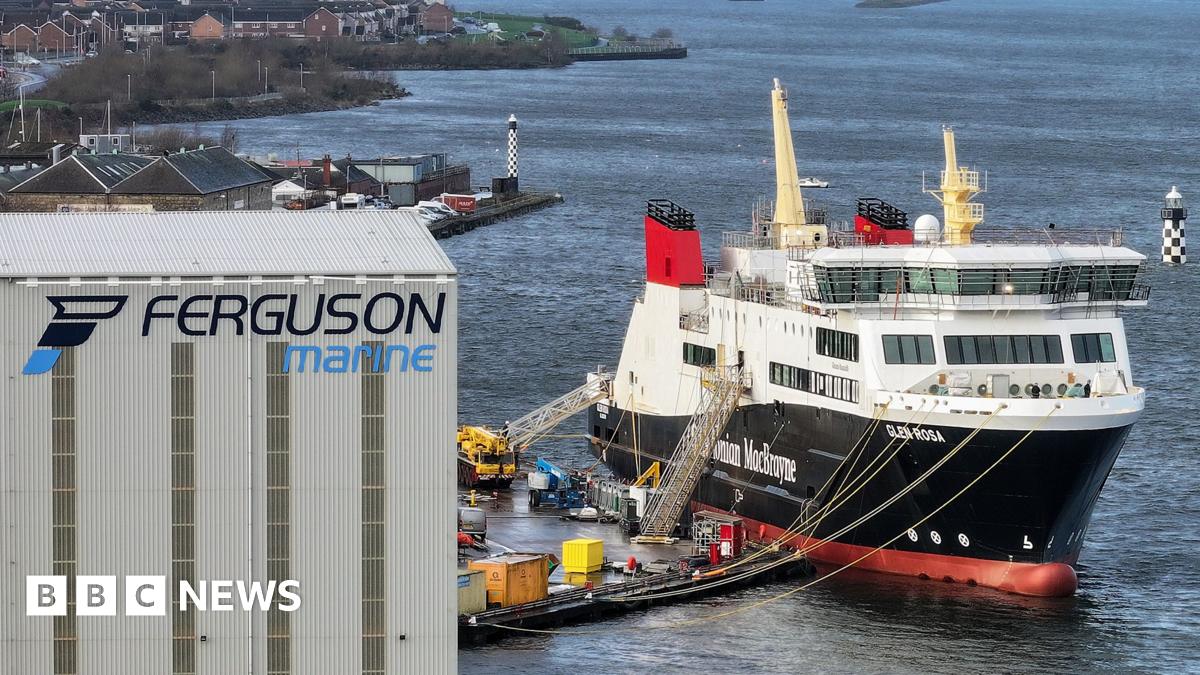 Ferguson shipyard misses out on new CalMac ferry order - BBC News