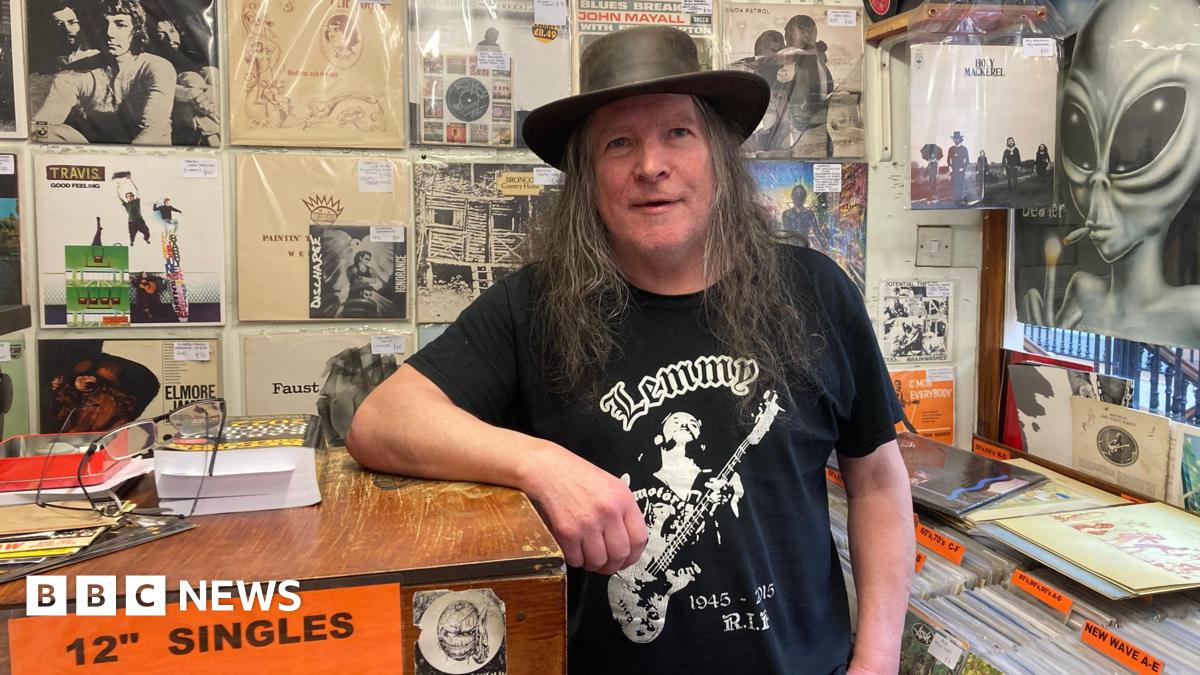 Worcester record store saved from closure by loyal customer - BBC News