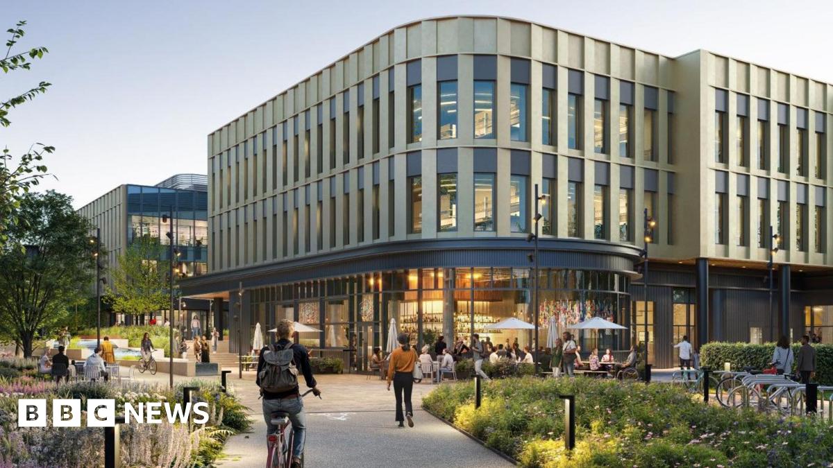 New Hinxton research campus buildings could be built by 2027 - BBC News