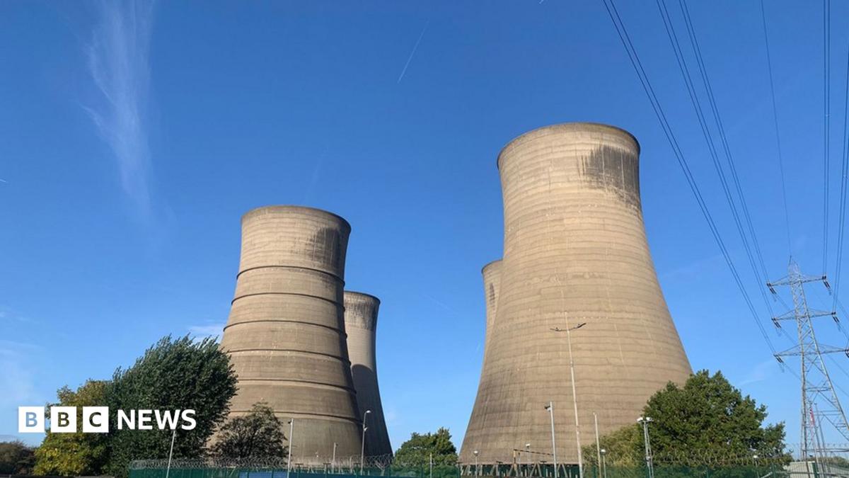 West Burton A: One of UK's last coal-fired power stations to shut - BBC ...
