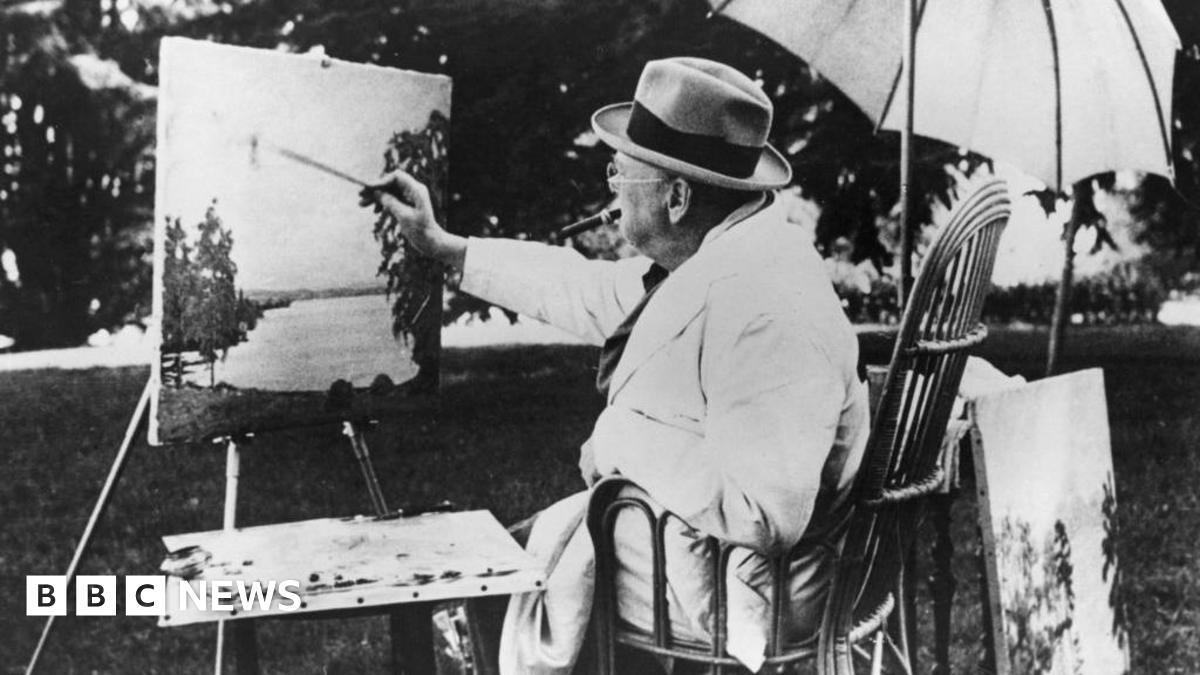 Art competition inspired by Churchill launched at Chartwell - BBC News