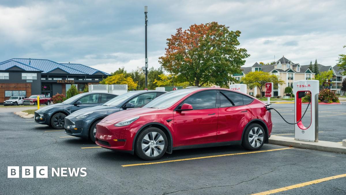 Tesla probed after reports of children trapped in cars - BBC News