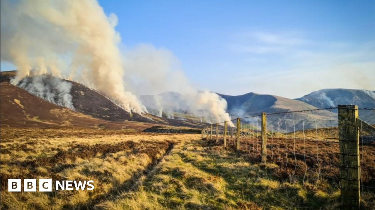 Mynydd Mawr fire: Helicopter brought in to help tackle large blaze ...