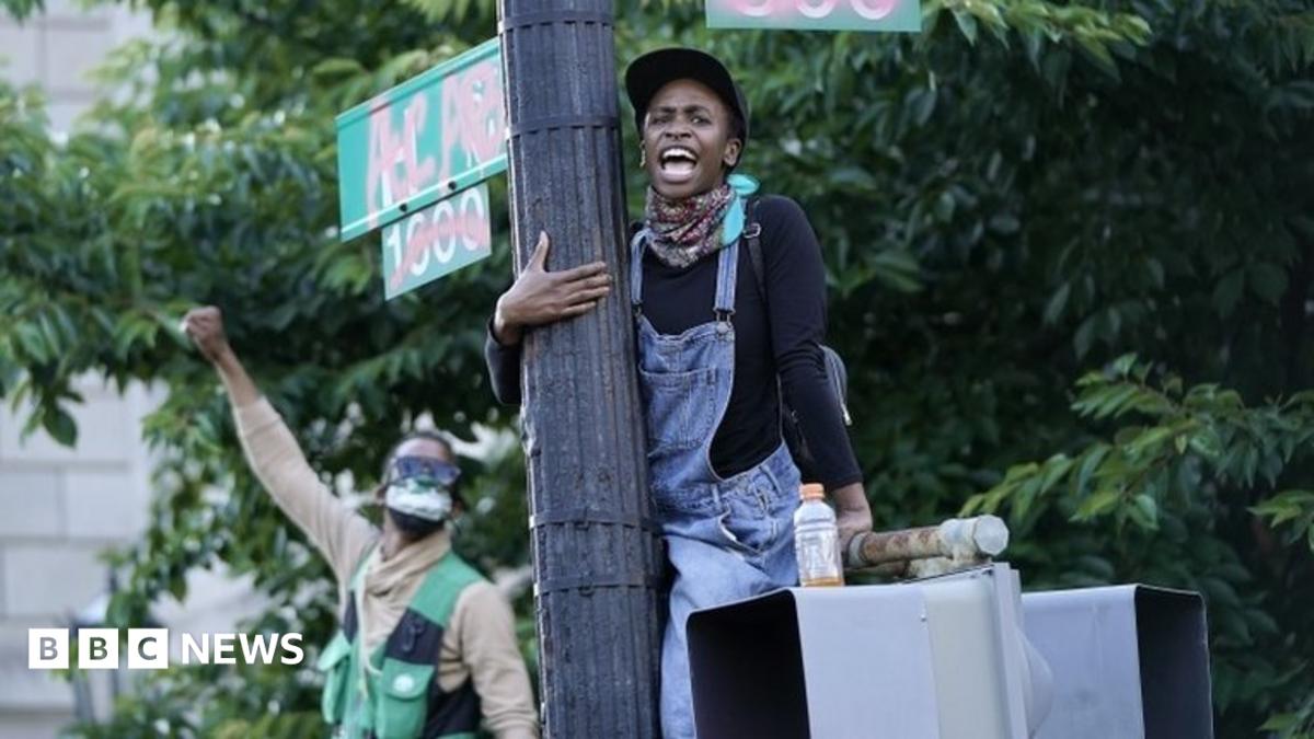 As-it-happened: US protesters take to streets defying curfews - BBC News