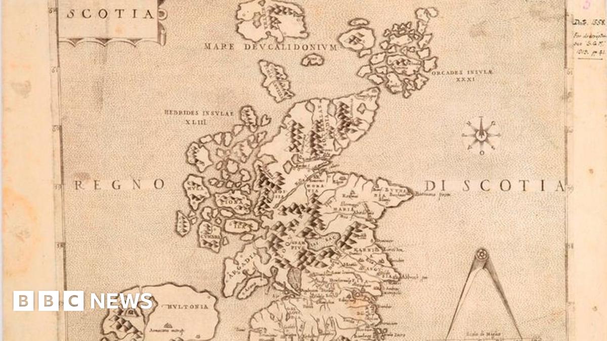 Oldest map of Scotland featured in new exhibition - BBC News