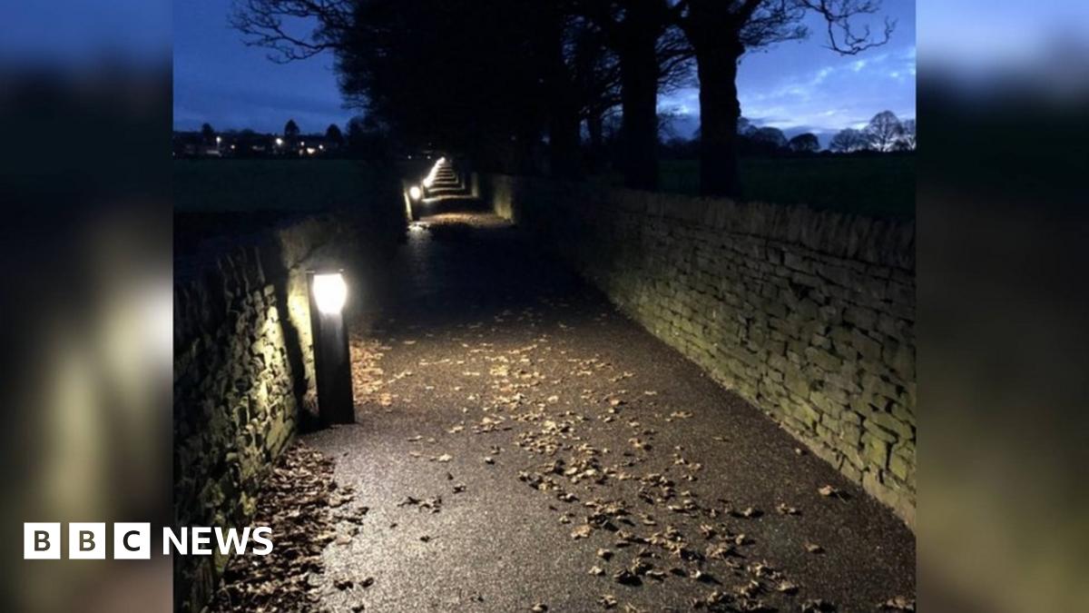 Plans to remove lit-up bollards on rural footpath unsafe says ...
