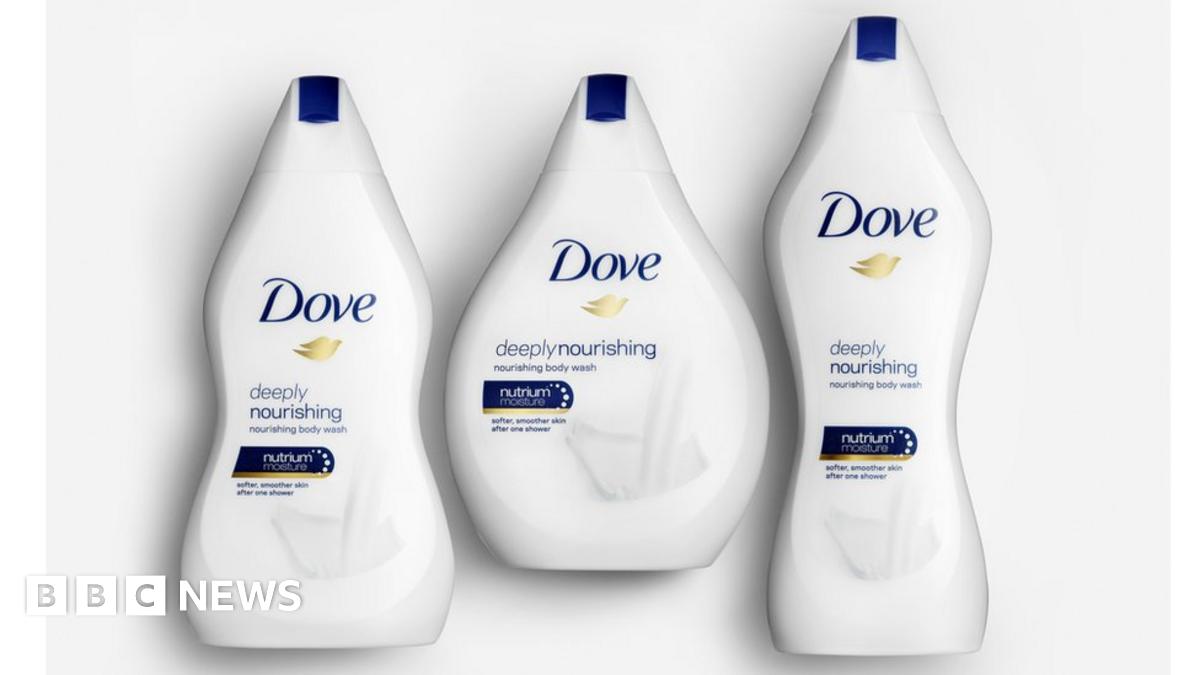 Dove body-shaped shower gel bottles ridiculed online - BBC News