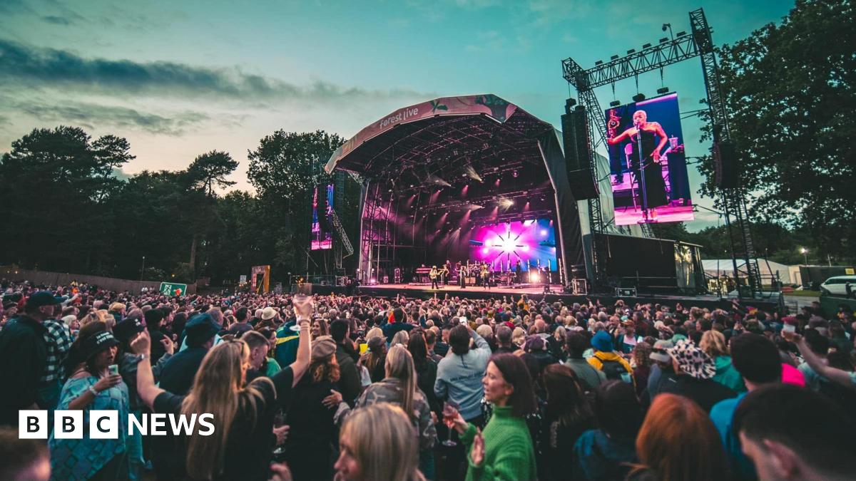 How hard is it for Forest Live to stage a huge gig among the trees ...