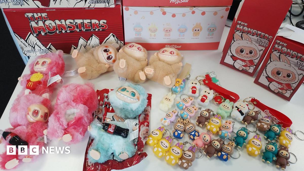 Warning over fake Labubu dolls sold in Nottingham deemed 'unsafe' - BBC ...