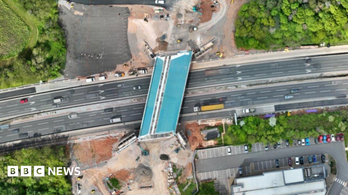 New M4 Badminton Bridge reopening will be a 'huge relief' - BBC News