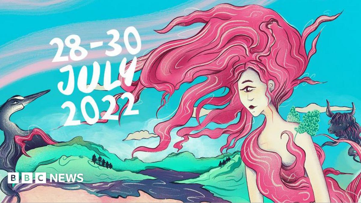 Belladrum music festival's new official artwork unveiled - BBC News