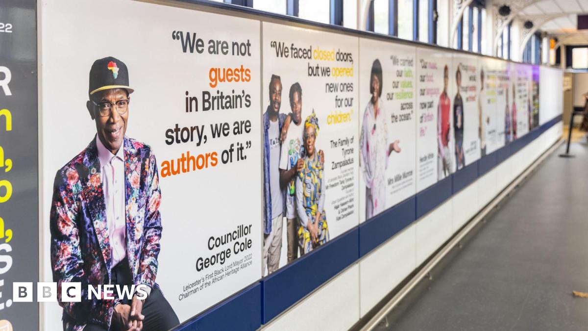 Windrush Generation honoured in Leicester station exhibition - BBC News