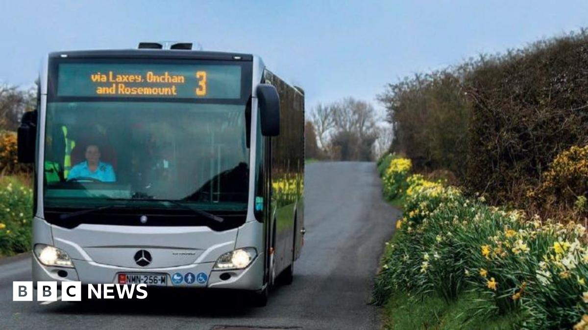 Isle of Man bus services stripped back as drivers stage strike - BBC News