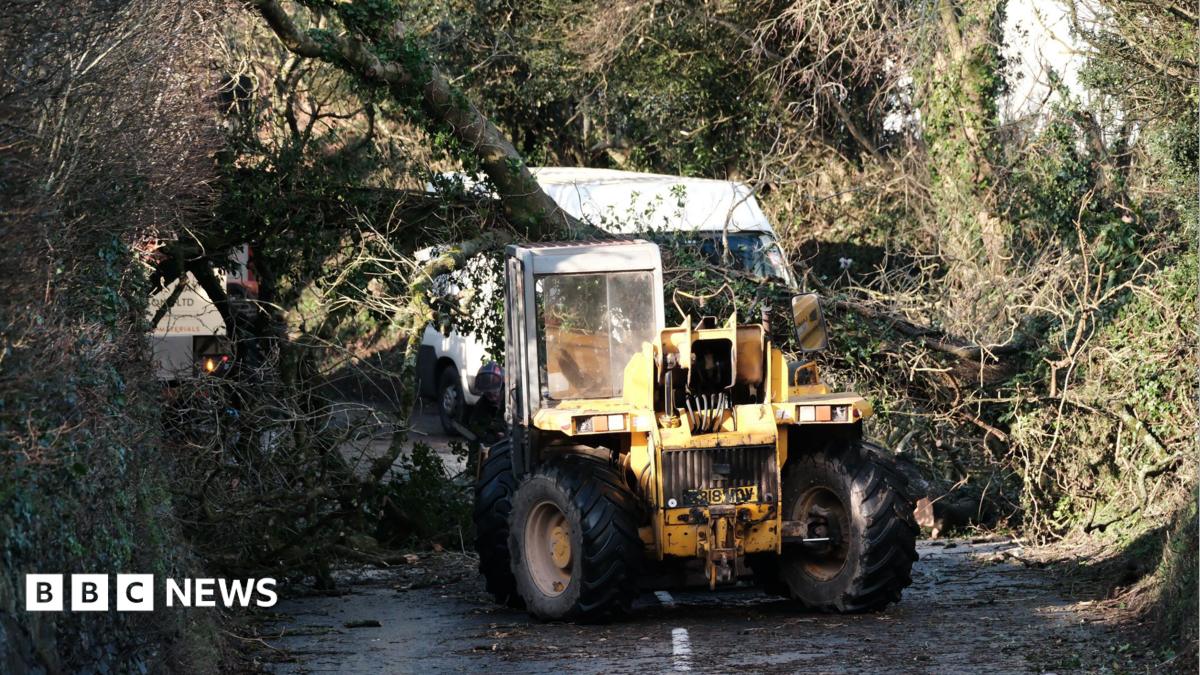 Cornwall MPs question government's lack of response to storm - BBC News