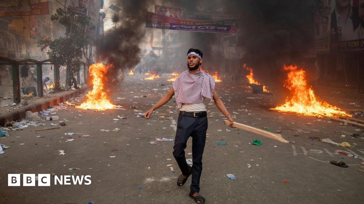 Bangladesh: Political violence grips country as election looms - BBC News