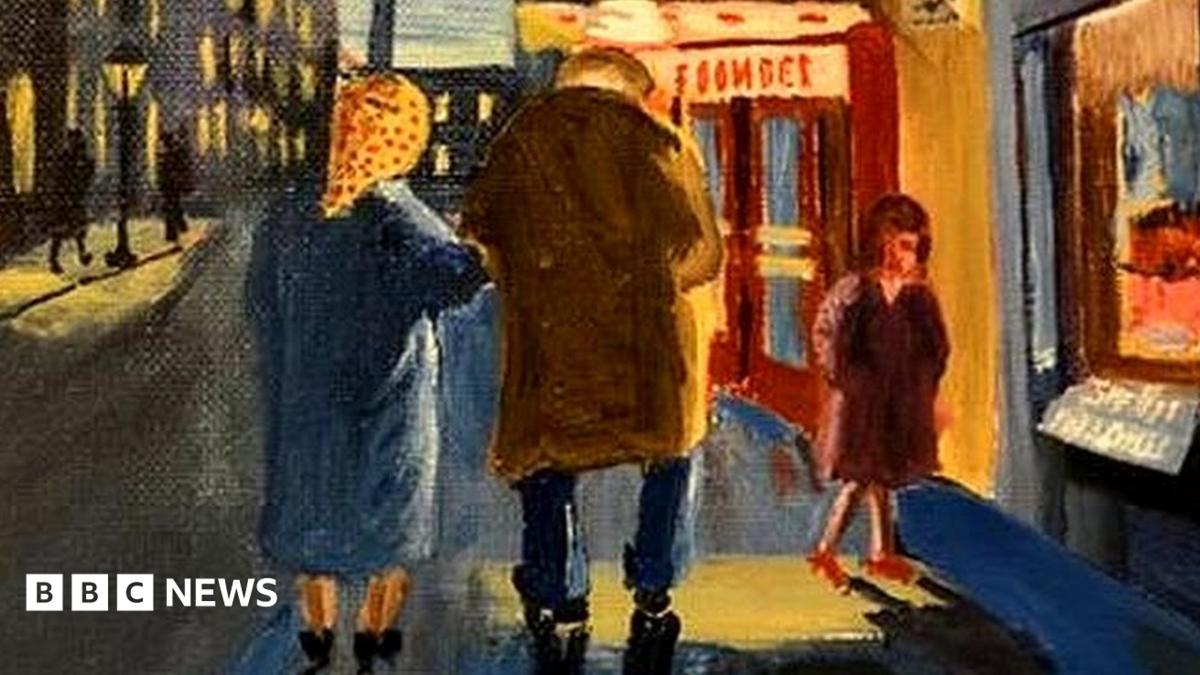 Glasgow artist wants world to see his work before he dies - BBC News