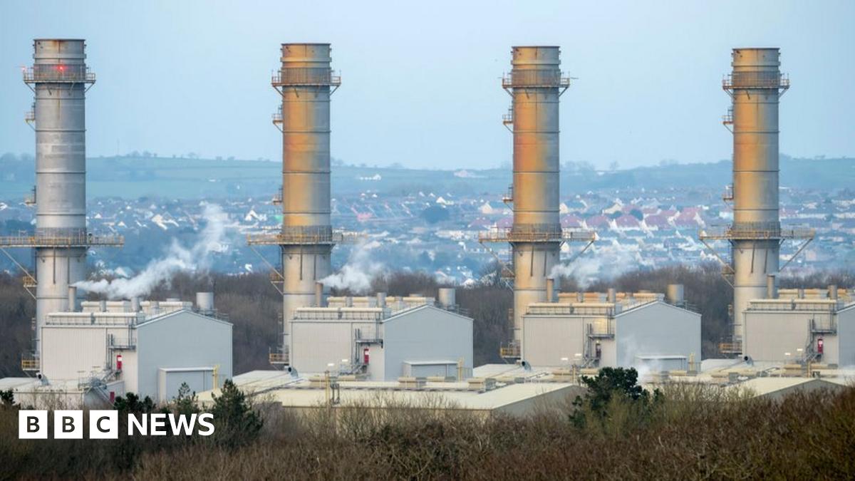 Climate change: Plan to capture, ship and bury power station's CO2 - BBC News