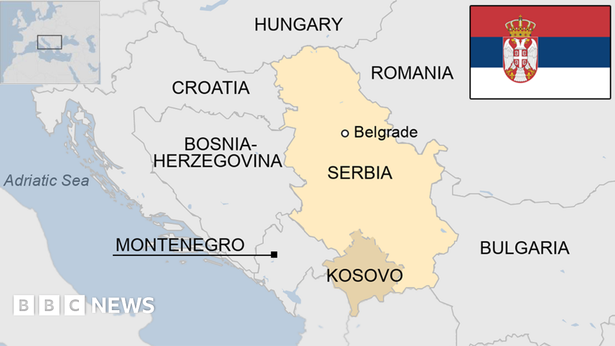 Yugoslavia Map Kosovo Serbia Serbia International Rescue Committee