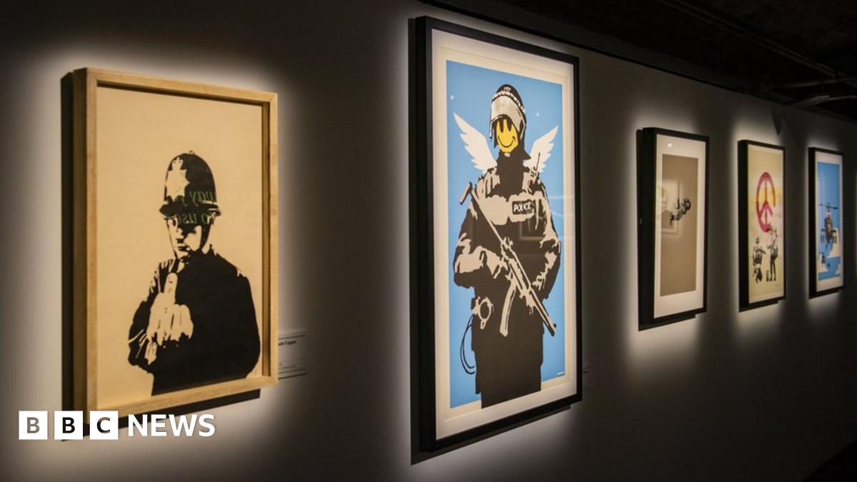 Banksy: Largest collection of artworks to go on show in Soho - BBC News