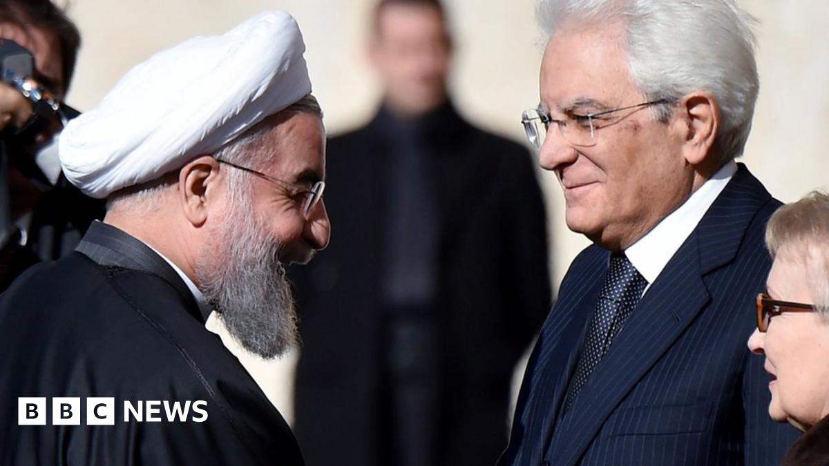 Iran's President Rouhani in Italy seeking business deals - BBC News