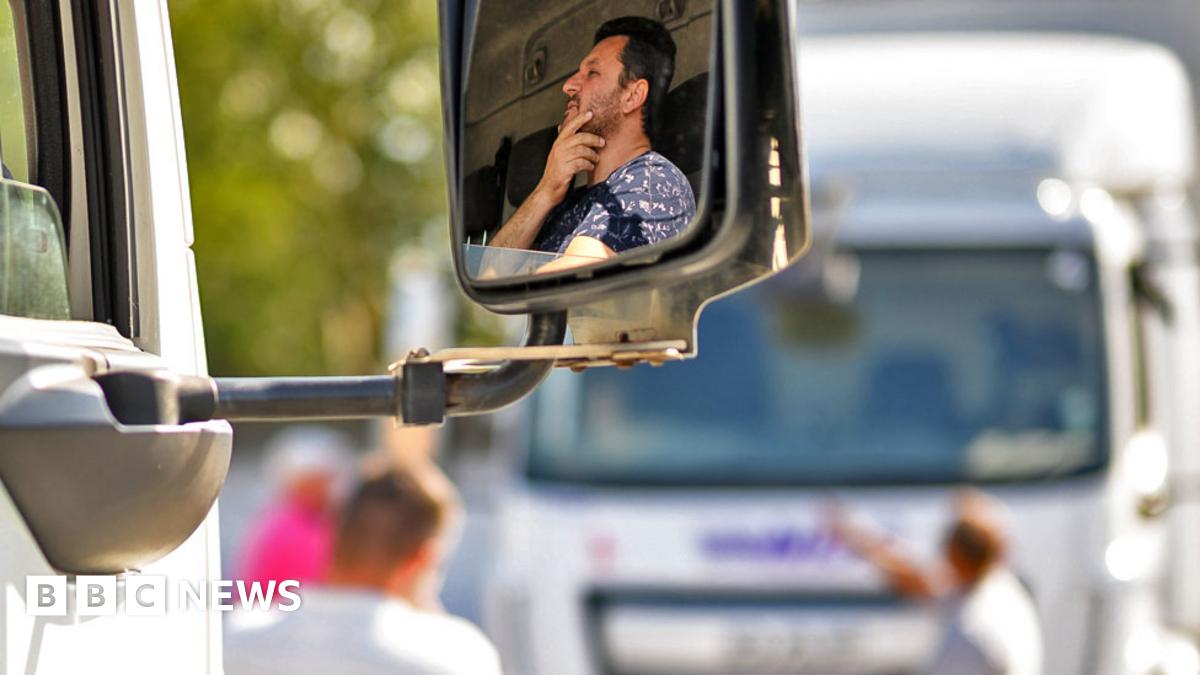 As it happened: Lorry driver shortage made worse by pandemic - Shapps - BBC News