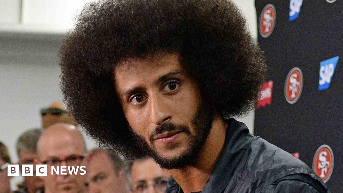 Kaepernick anthem protest: Player had 'death threats' - BBC News