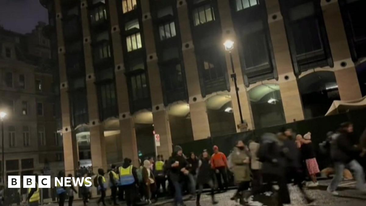 New Year fireworks: Urgent review after crowds breach gates - BBC News