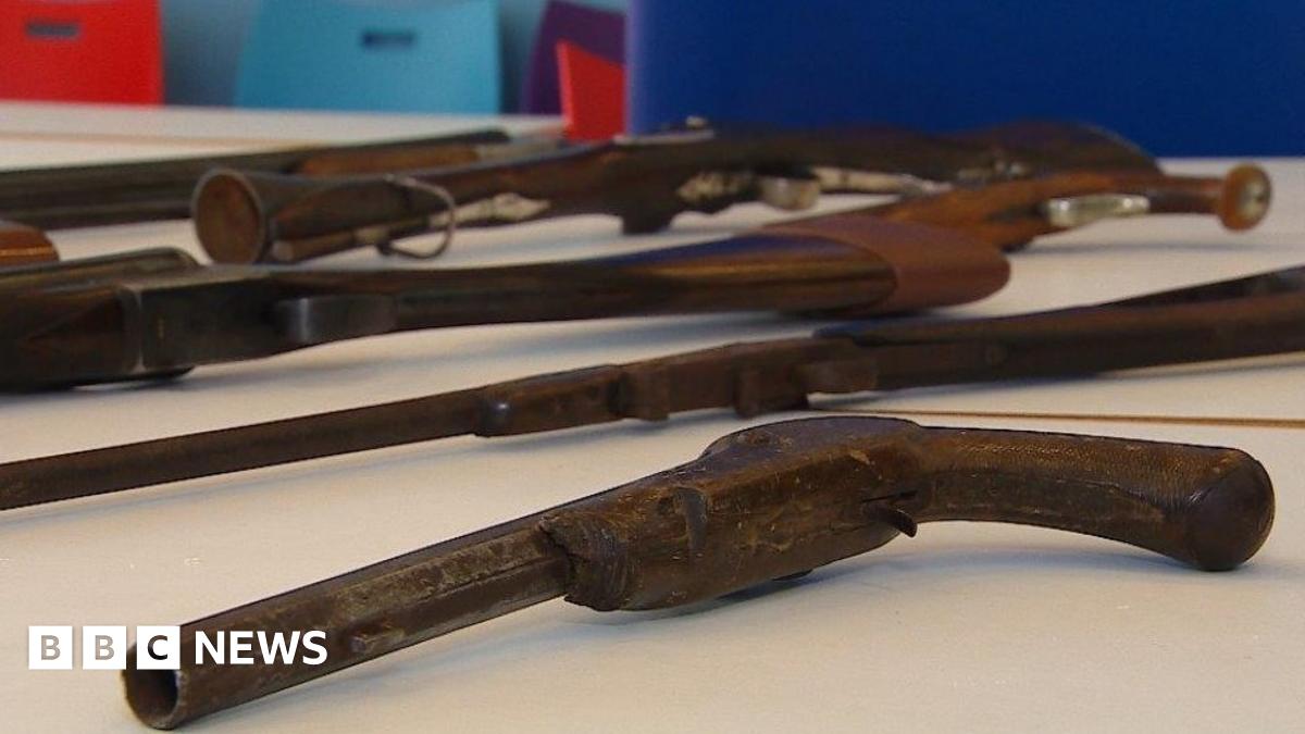 Hundreds of guns handed in during Scottish amnesty - BBC News