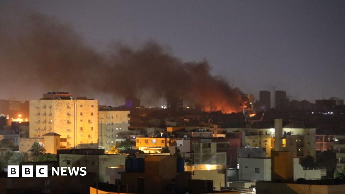 Sudan: 'I haven't slept, I'm terrified,' says Khartoum resident as fighting rages - BBC News
