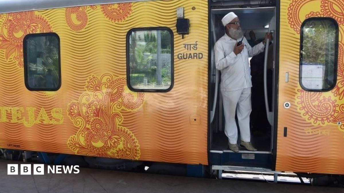 Inside India's new homemade luxury train - BBC News