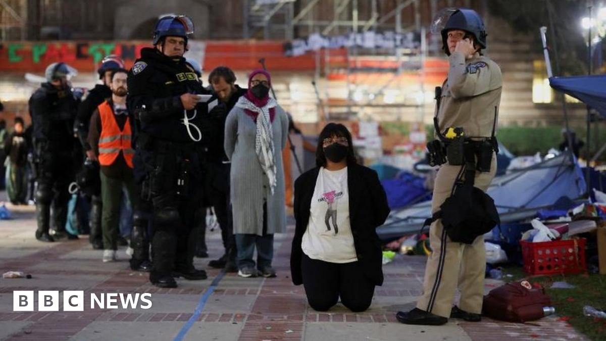 US campus protests live updates: Order must prevail, Biden says, after ...