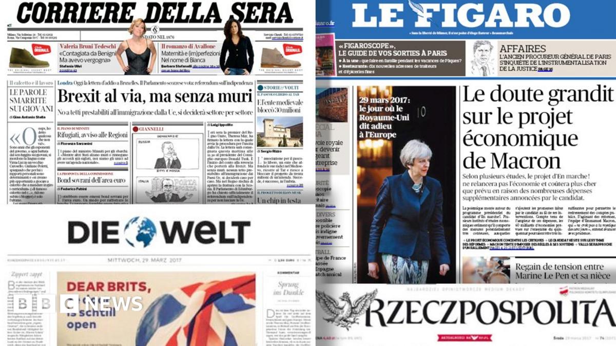 Brexit: 'Divorce could turn ugly' says European press - BBC News