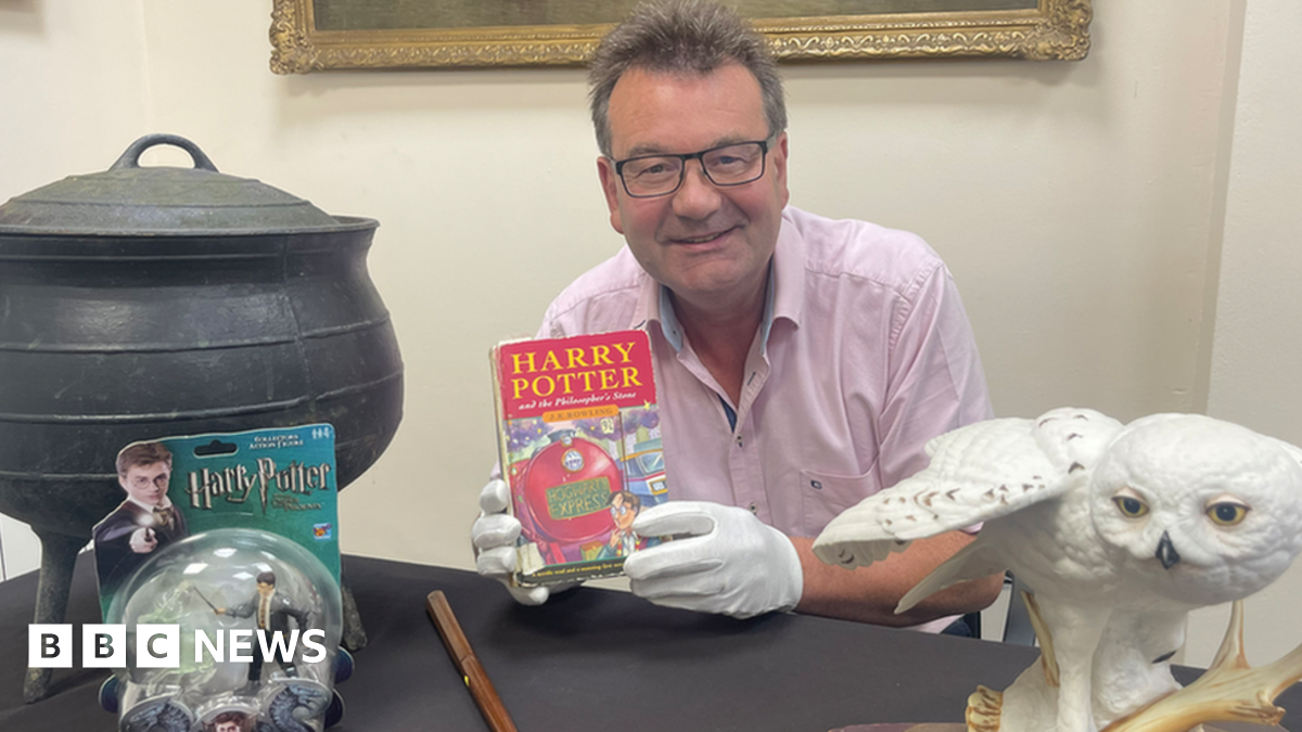 Harry Potter book bought for 30p could fetch £5,000 - BBC News