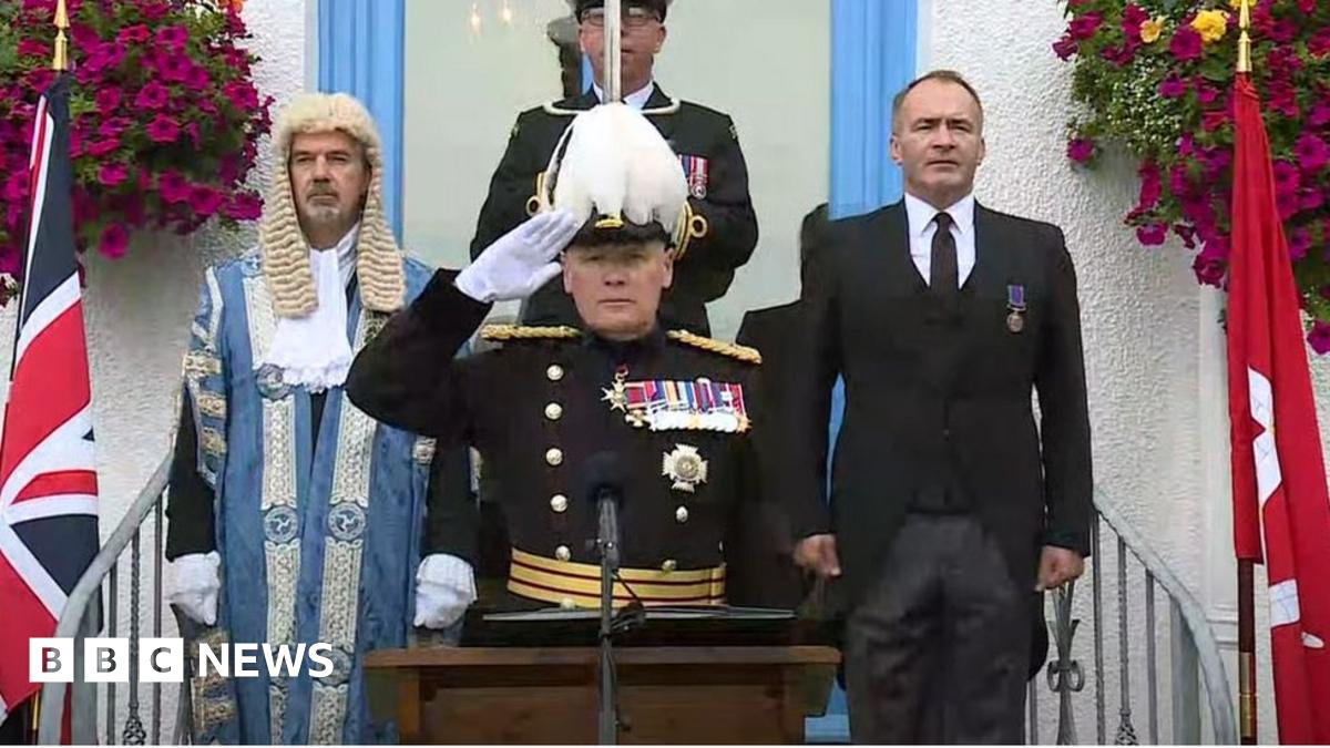 King Charles III proclaimed Lord of Mann by lieutenant governor - BBC News