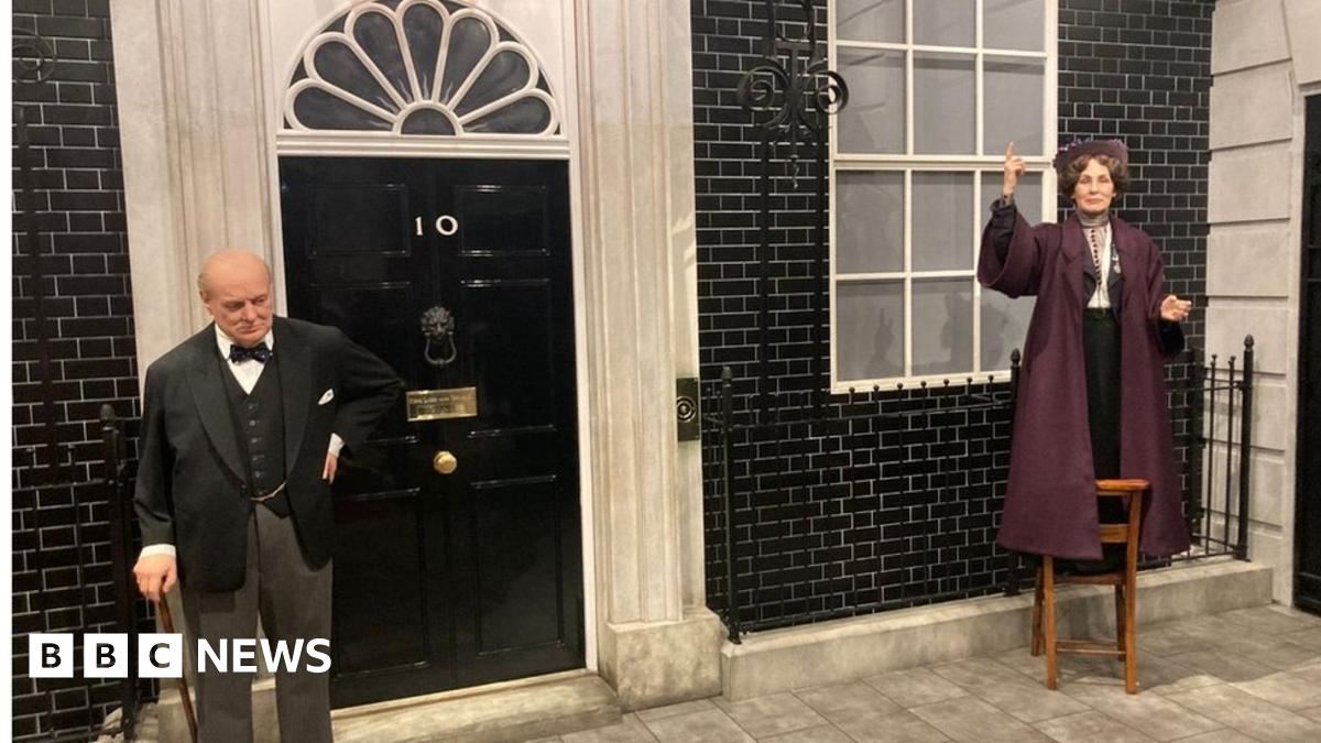 IWD: Emmeline Pankhurst statue unveiled at Madame Tussauds - BBC News