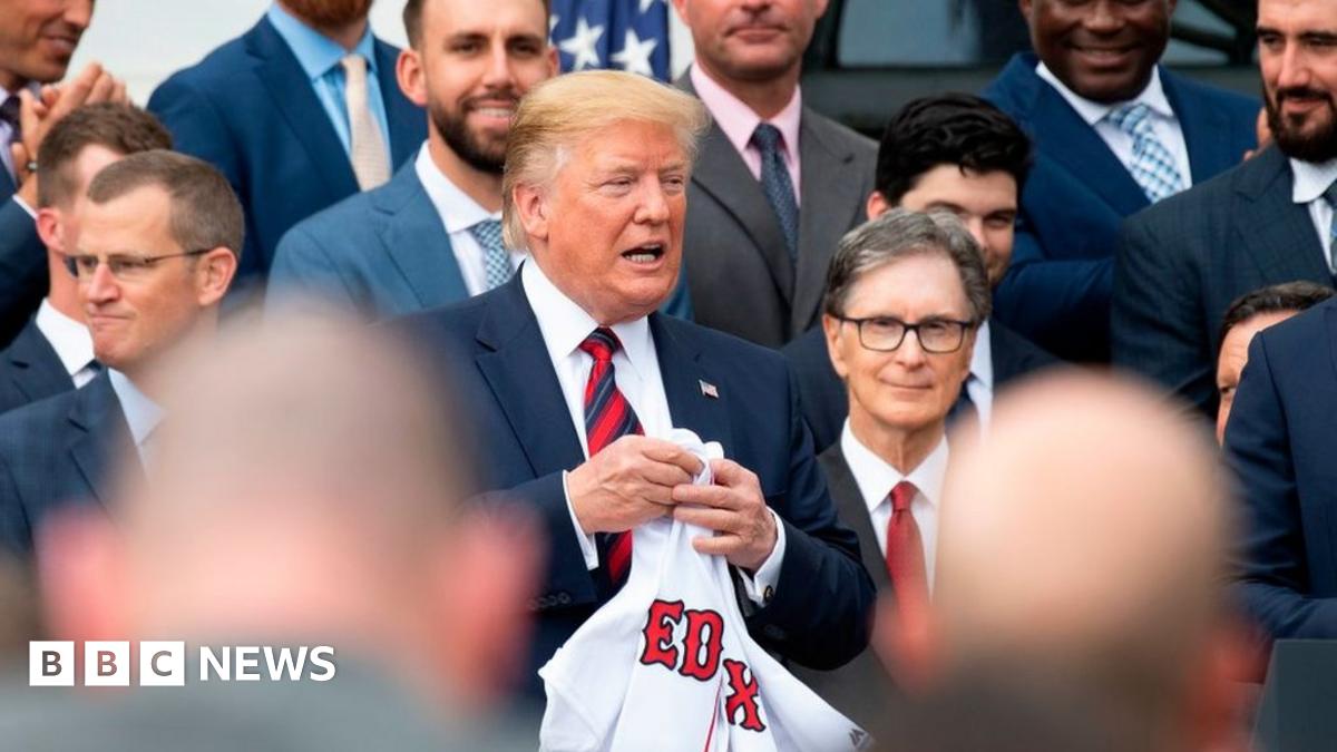 Boston Red Sox see racial divide over White House visit - BBC News