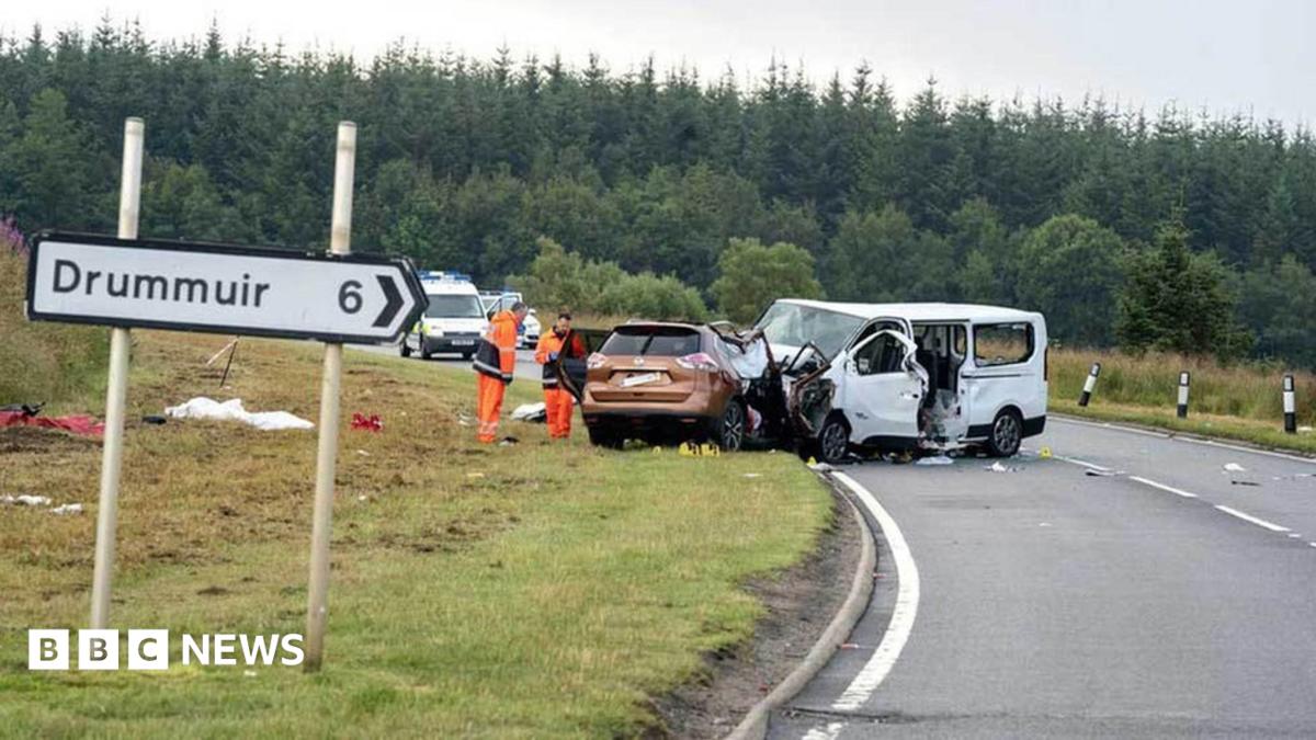 Boy, 4, and four adults die as minibus and 4x4 crash on A96 in Moray ...