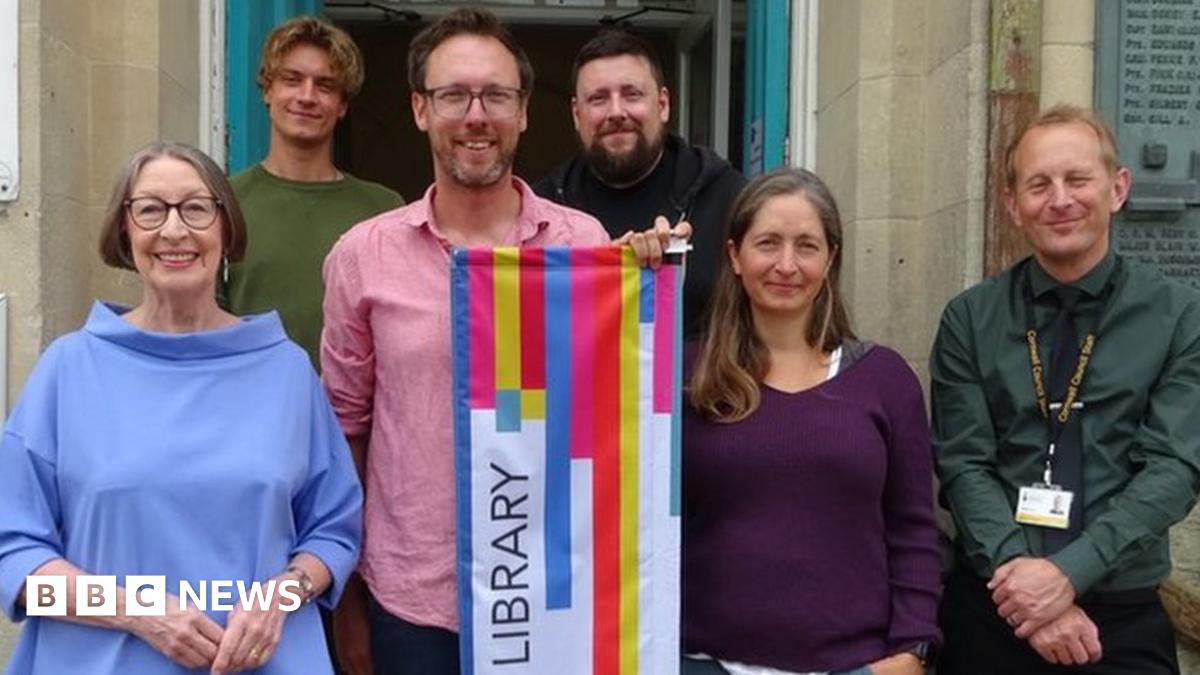 Bodmin's historic library reopens after £760k makeover - BBC News