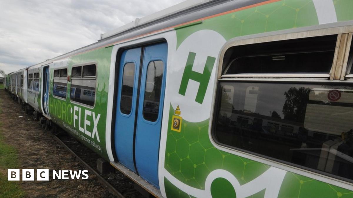 All aboard Britain’s first hydrogen train - BBC News