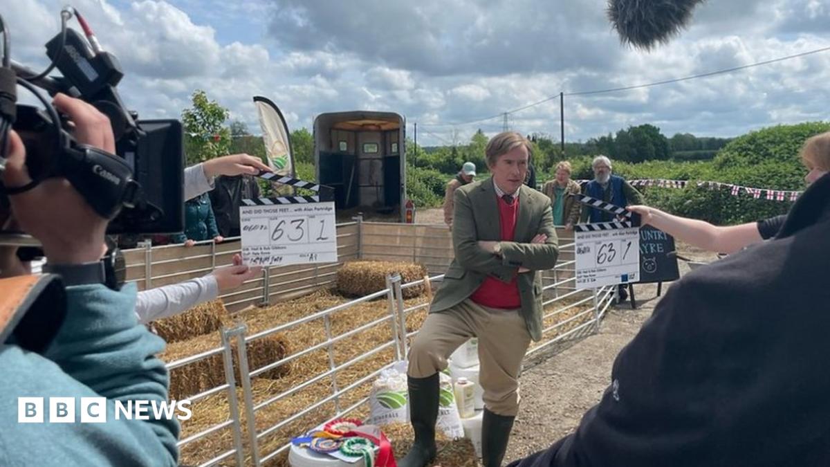 Filming under way for new Alan Partridge series - BBC News