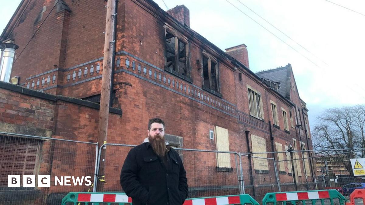Derby: Fire at historic building was 'sad day for city' - BBC News