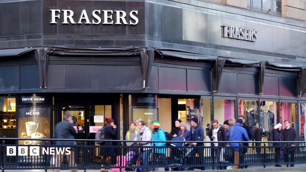 Edinburgh House of Fraser closure to hit 127 jobs - BBC News