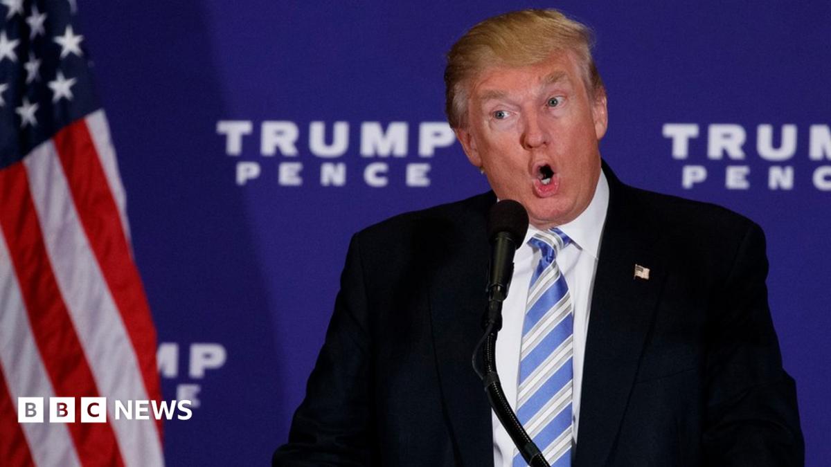 US election: Trump outlines plan for first 100 days - BBC News
