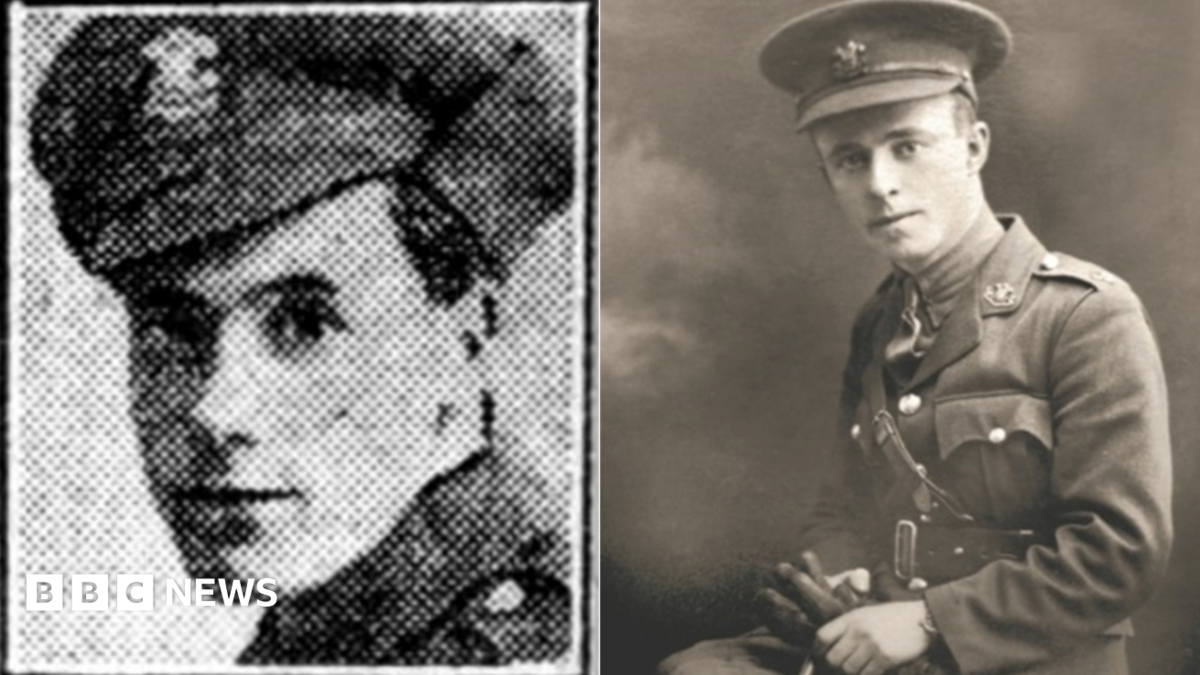 World War One: Graves of two soldiers killed in action identified - BBC ...