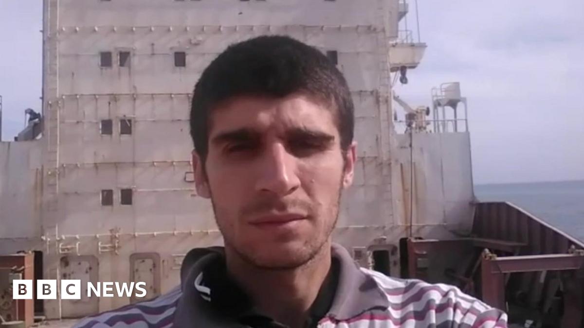 Stranded sailor allowed to leave abandoned ship after four years - BBC News